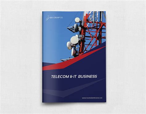 Telecom Services Brochure Template 12 Pages On Behance