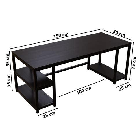 Jackson Computer Table With Open Storage By Riyan Luxiwood
