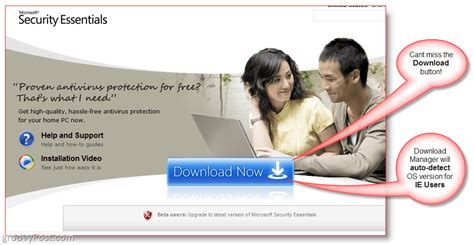 Microsoft Security Essentials Released Free Anti Virus GroovyDownload