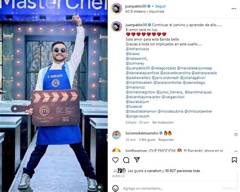 Juan Pablo Barragán E Hijo ¿en Masterchef 2023