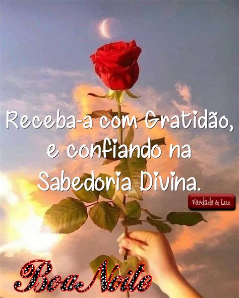 BOA NOITE RECEBA ESTA ROSA VERMELHA 2 Verdade Luz