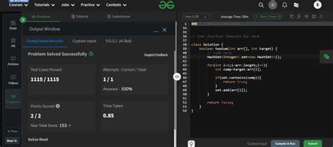 Sidhnath Verekar On Linkedin Gfg160 Hashing Efficientalgorithms Problemsolving Geeksforgeeks