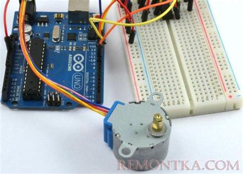 Ардуино и шаговый двигатель основы схемы подключение и управление РЕМОНТКА
