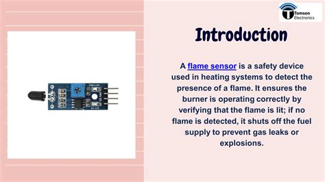 flame sensor module infrared fire detection sensor for arduino by adiy tomsone electronics pdf