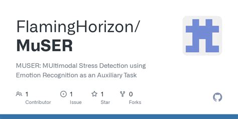 Github Flaminghorizon Muser Muser Multimodal Stress Detection Using Emotion Recognition As