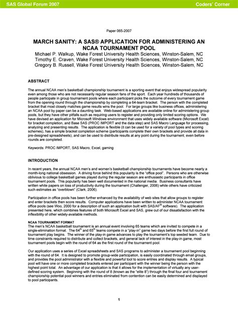 March Sanity A Sas Application For Administering An Form Fill Out And