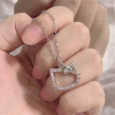 Hello Kitty Necklace And Ring Set Juneptune