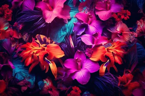 Ai Exotic Flower Backgrounds Images Free Download On Freepik