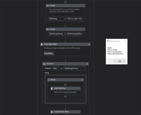Add Variable Array Of String To Specific Column Using Assign Forum