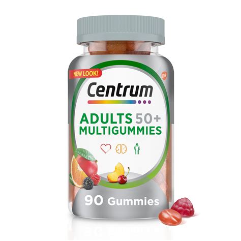 Centrum Multigummies Gummy Multivitamin For Adults 50 Plus