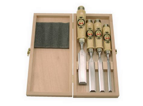 Two Cherries Chisel Set 4 Unpolished Blades Shelter Institute