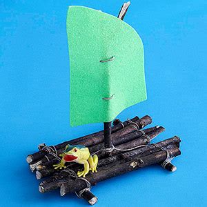 Twig Raft Fun Family Crafts