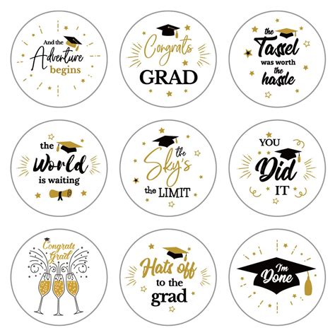 24 Precut Graduation 2023 Congratulations Edible Wafer Paper Cake