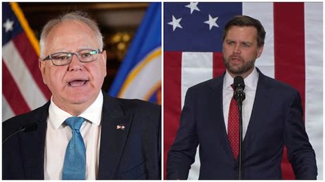 Vance And Walz Agree To A Vice Presidential Debate On Oct 1 Hosted By