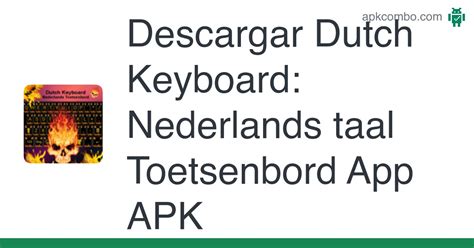 Dutch Keyboard Nederlands Taal Toetsenbord App Apk Android App