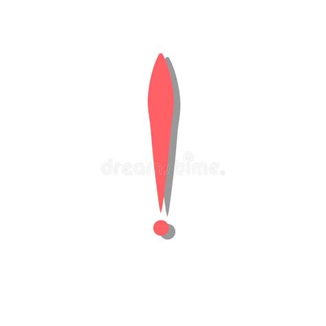 Icono De La Marca De Exclamación Ilustración Del Vector Signo De