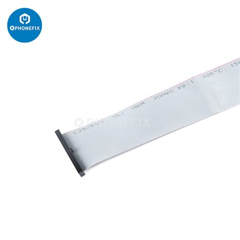 Avr Download Cable Jtag Isp Fc Gray Flat Ribbon Wire