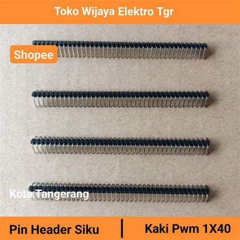 Jual Mesin Las Sparepart Kaki Pwm Siku 1x40 Pin Header Shopee Indonesia