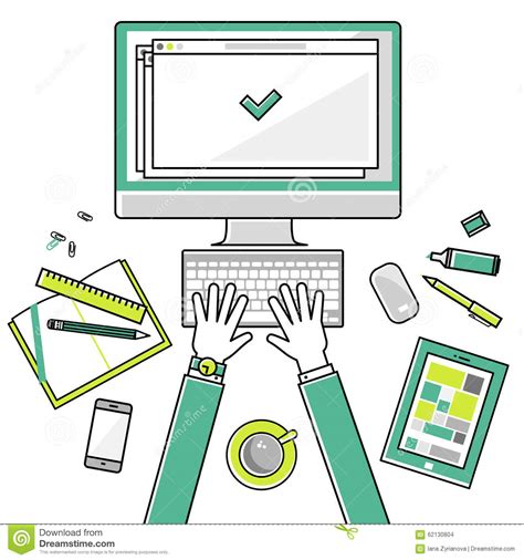 Flat Linear Design Vector Illustration Concepts Stock Vector Illustration Of Book Study
