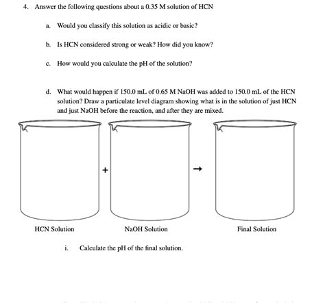 Solved 4 Answer The Following Questions About A 0 35M Chegg
