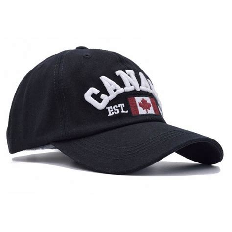 Купить фирменную бейсболку Narason черную с вышивкой Canada в Киеве ...