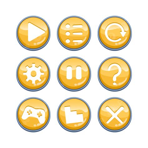 Play Game Button Vector Hd PNG Images Game Play Button Vector Design Icon Game Button PNG