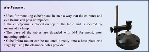 Cubeprism Mount Sciengtech Solutions