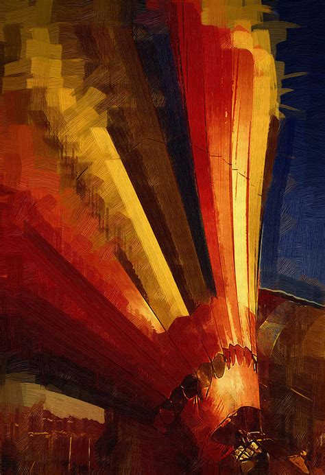 Hot Air Balloon Taking Off Digital Art By Kirt Tisdale