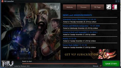 Release Mu Launcher Autoupdate Webzen Template Page