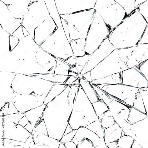 Shattered Glass Effect Drawing