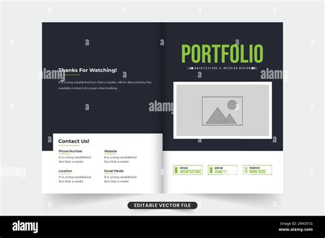 Architecture Portfolio Cover Design For Marketing Real Estate Business