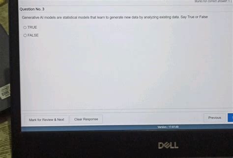 Marks For Correct Answer Question No 3 StudyX