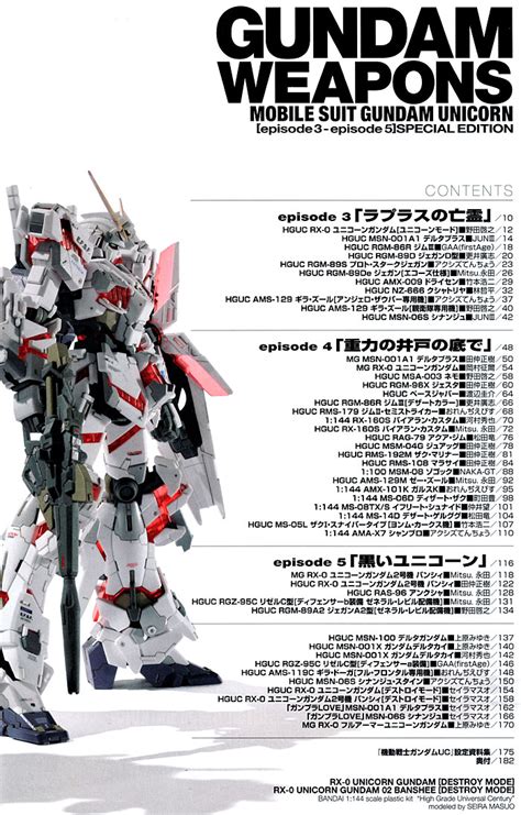 Gundam Weapons （ガンダムウェポンズ） 機動戦士ガンダム Uc ユニコーン ユニコーン Vs バンシィ編 ホビージャパン