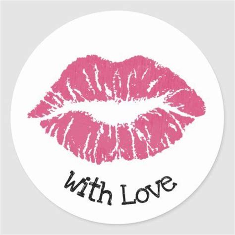 Sexy Pink Kiss Lips Sticker Artofit