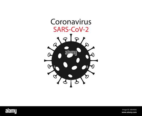 Coronavirus COVID 19 Icon Vector Illustration Flat Design Stock