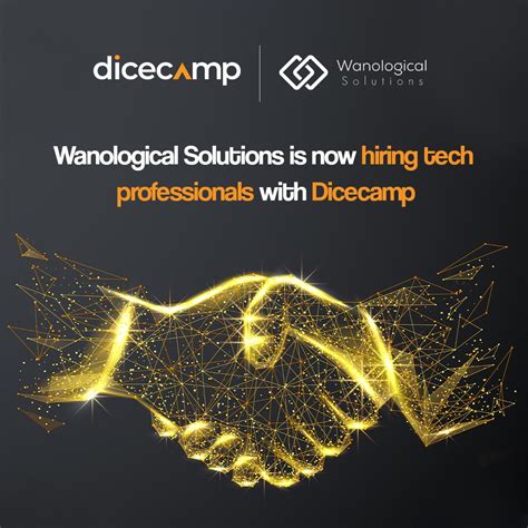 Dicecamp On Linkedin Dicecamp Wanologicalsolutions Jobs