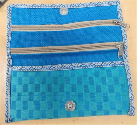 Blue Jute Printed Purse at Rs 100 piece जट परस in Chennai ID