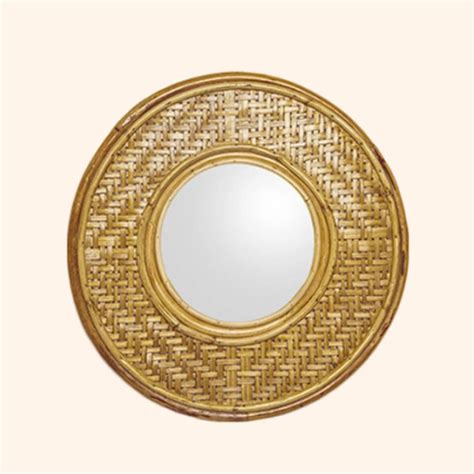 Frame Material Glass Cane Weaved Mirror At ₹ 1600piece In Guwahati