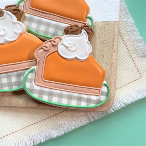 Pumpkin Pie On Plate Cookie Cutter The Flour Box