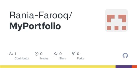 GitHub Rania Farooq MyPortfolio