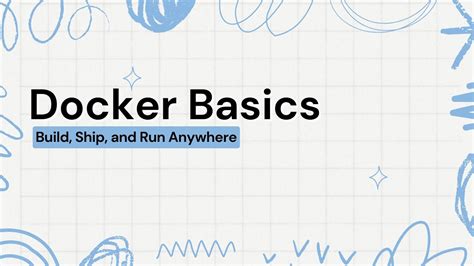 Docker Basics Build Ship And Run Anywhere Youtube