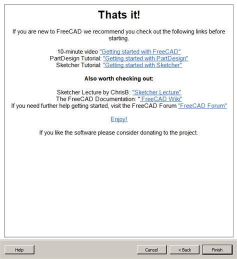 Github Mistermakernlfreecad Wizard A Getting Started Wizard For