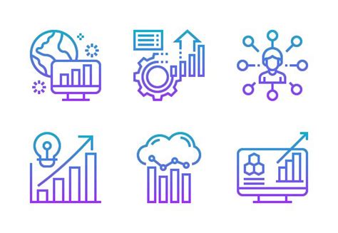 Data Anlytics Icons By Eucalyp Studio Data Business Photos Robotics