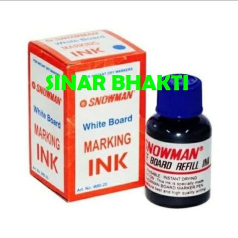 Sb Tinta Spidol Wb Snowman Biru Siplah