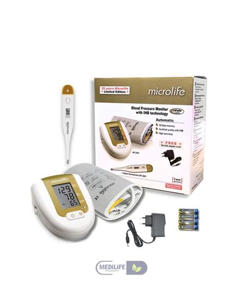 Microlife Blood Pressure Monitor Thermomètre Adapter Medi Life
