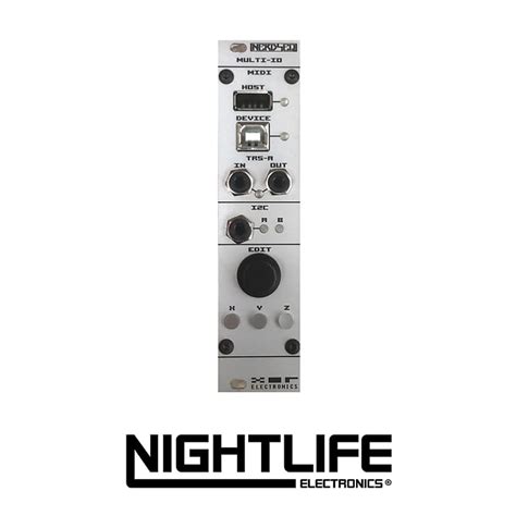 Xor Electronics Nerdseq Multi Io Expander Silver Reverb