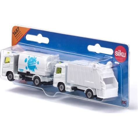 Siku Municipal Set Of Toy Trucks Incl Street Sweeper And Rubbis 1687 Toys Shopgr