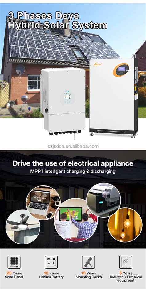 Deye Hybrid Inverter Three Phases 8kw 10kw 12kw 15kw 20kw 25kw 30kw 8