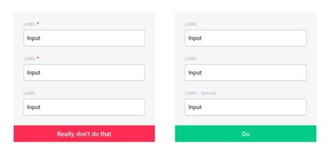 Form Fields — Required Vs Optional By Jordane Sanson Ux Collective