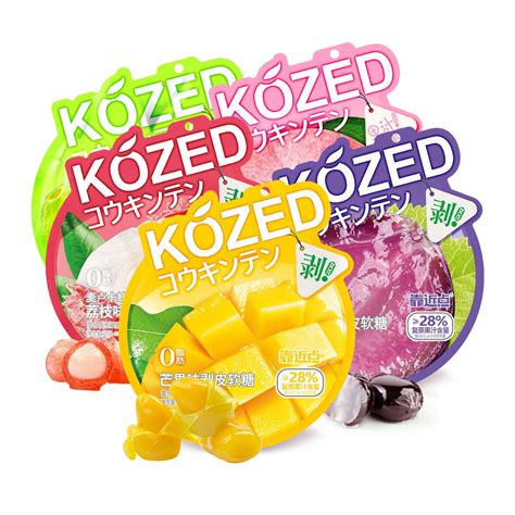 Kozed Peelable Gummy 3d Assorted Flavors 75g China